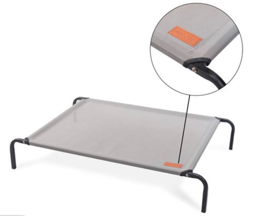 פטילוקס PETILUX |מיטה מוגבהת טרמפולינה לכלבים | משחקים, כלי אוכל ומיטות | מיטות ומזרנים