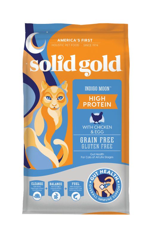 Solid Gold מזון לחתול עוף וביצי חופש - עשיר בחלבון