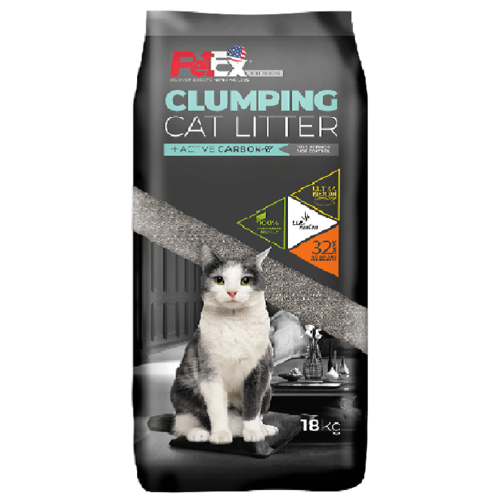 קנה עכשיו! פטקס חול חתולים מתגבש איכותי עם פחם פעיל